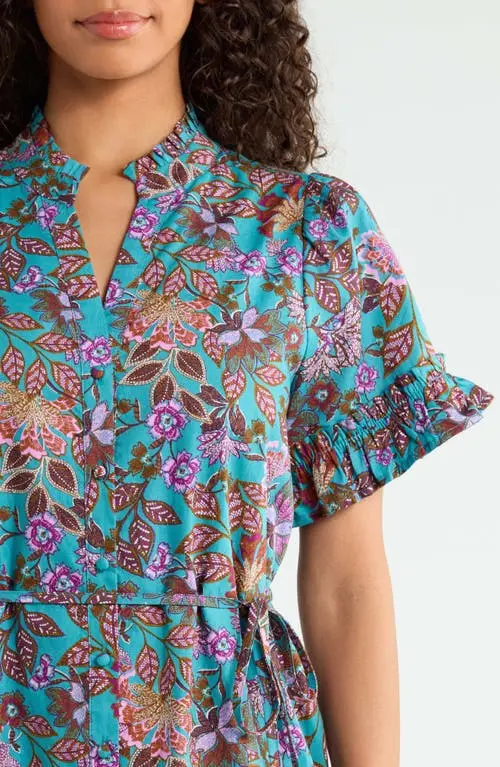 SUGARLIPS Alna Button Up Midi Dress