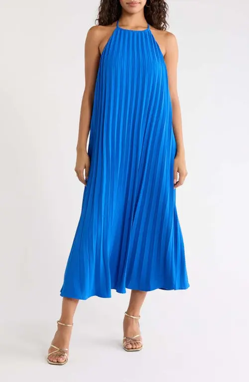 SUGARLIPS Wenden Pleated Sleeveless Dress