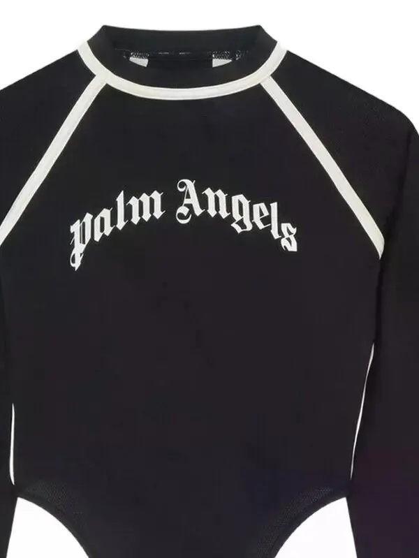 Palm Angels Curved Logo Long-sleeve Body