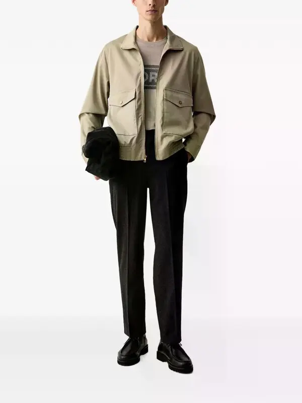 LINDBERGH Pressed-crease Straight-leg Trousers