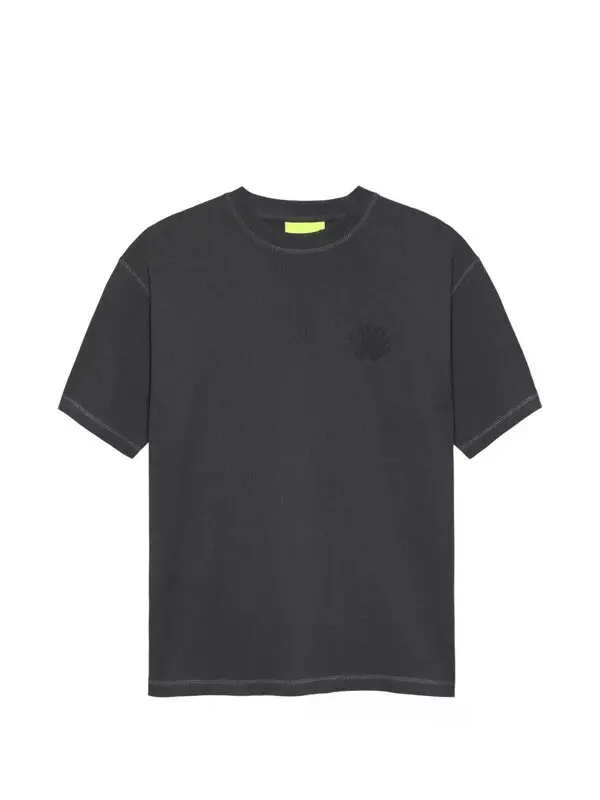 NEW AMSTERDAM SURF ASSOCIATION Logo-embroidered Waffle-knit T-shirt