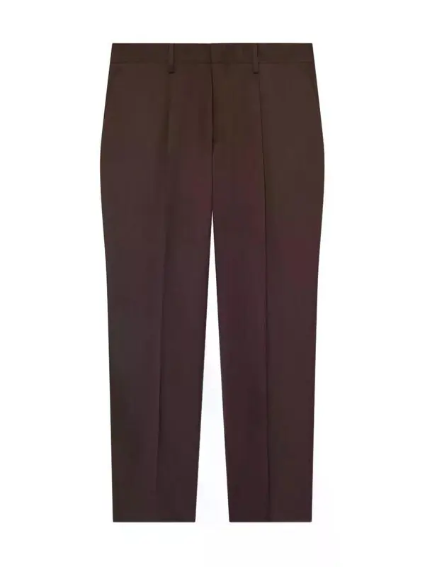 LARDINI Pleated Straight-leg Trousers
