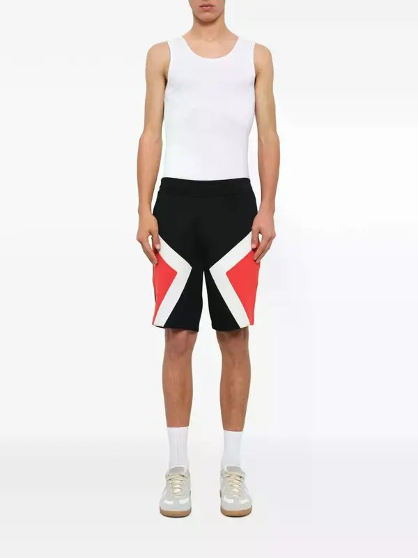 Neil Barrett Colour-block Knit Shorts