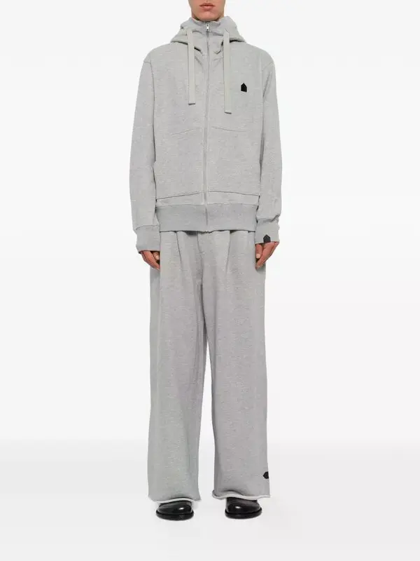 Noir Kei Ninomiya Embroidered Zip-up Hoodie