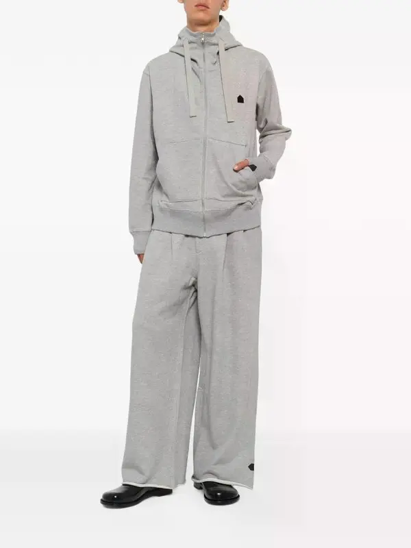 Noir Kei Ninomiya Embroidered Zip-up Hoodie