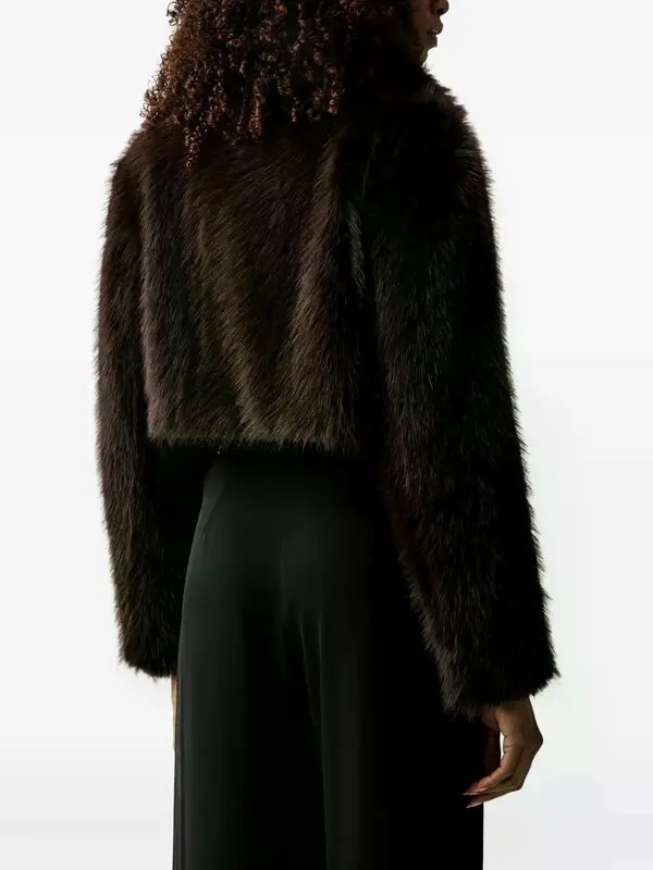 TWINSET Faux-fur Cropped Jacket