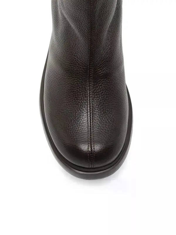 WONDERS Grained Leather Ankle Boots