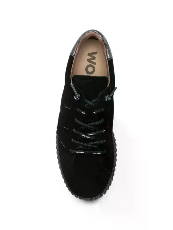 WONDERS Platform Suede Sneakers
