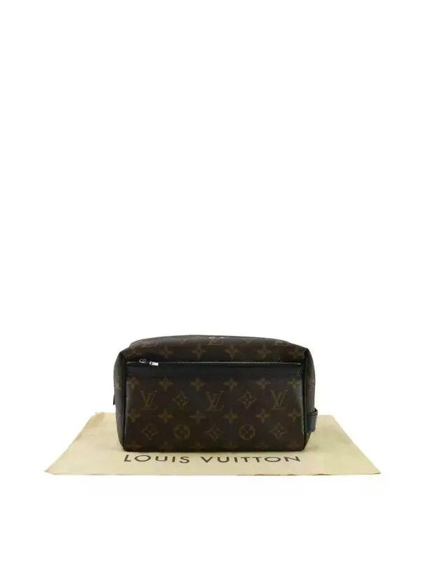 LOUIS VUITTON 2013 Monogram Macassar Toiletry Kit Clutch Bag