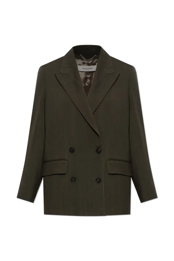 GOLDEN GOOSE Double-breasted Blazer - Grey