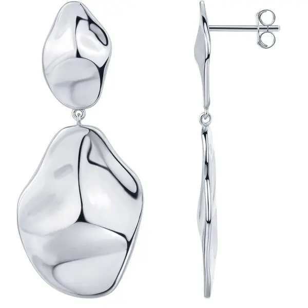 HARFI Hammered Teardrop Dangle Earrings