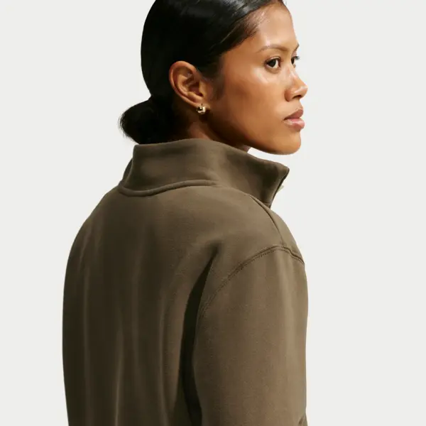Nike Studio Fleece Medium Weight 1/4-zip Top