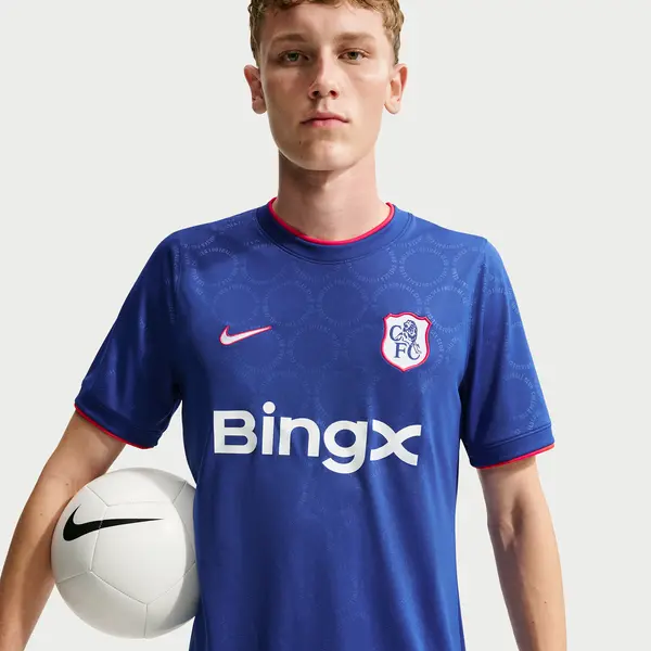Nike Chelsea Fc Third Dri-fit Soccer Pre-match Top - Blue