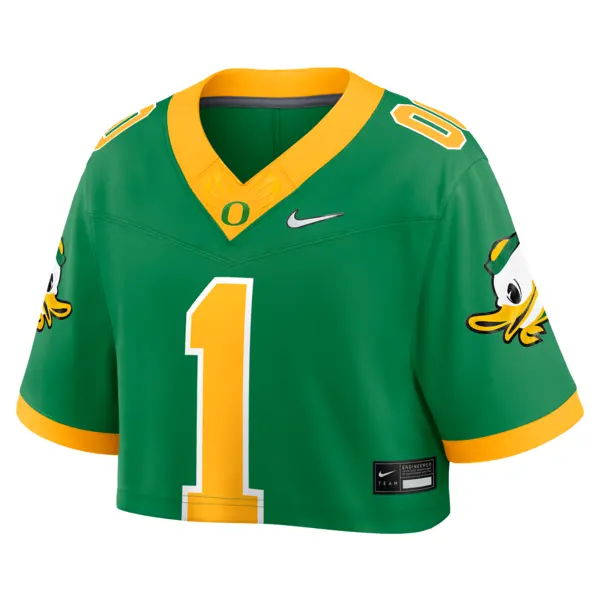 Nike Oregon Dri-fit College Cropped Game Jersey - Green