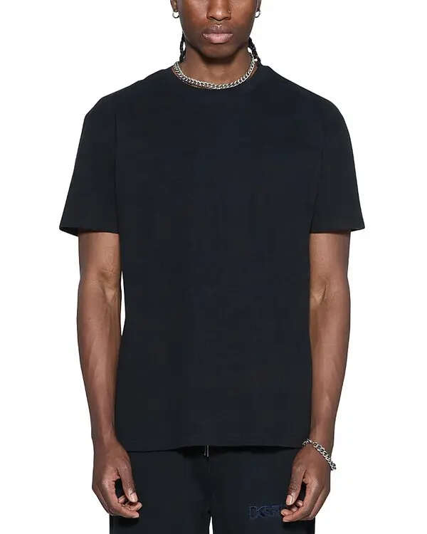 Ksubi Luxe Biggie Cotton Ringer Crewneck T-shirt