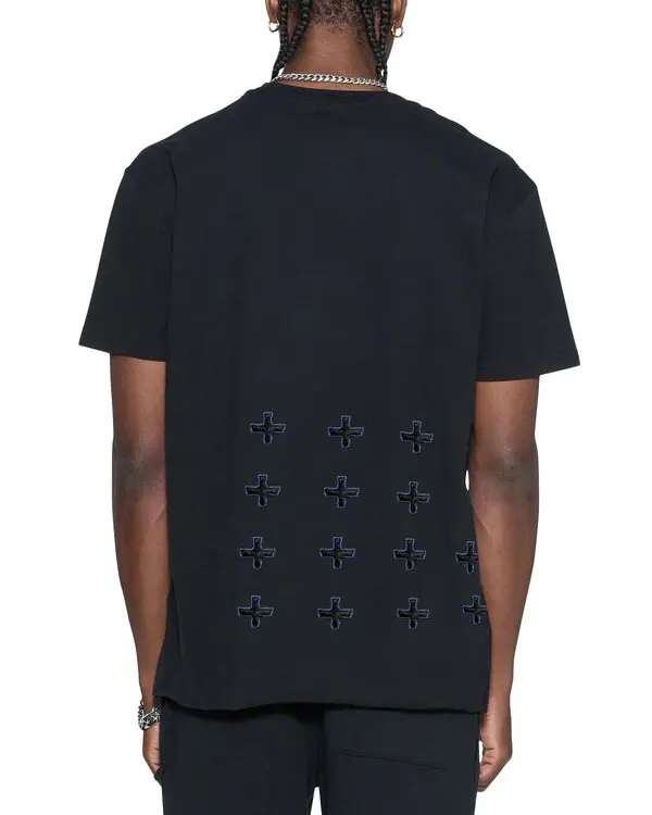 Ksubi Luxe Biggie Cotton Ringer Crewneck T-shirt