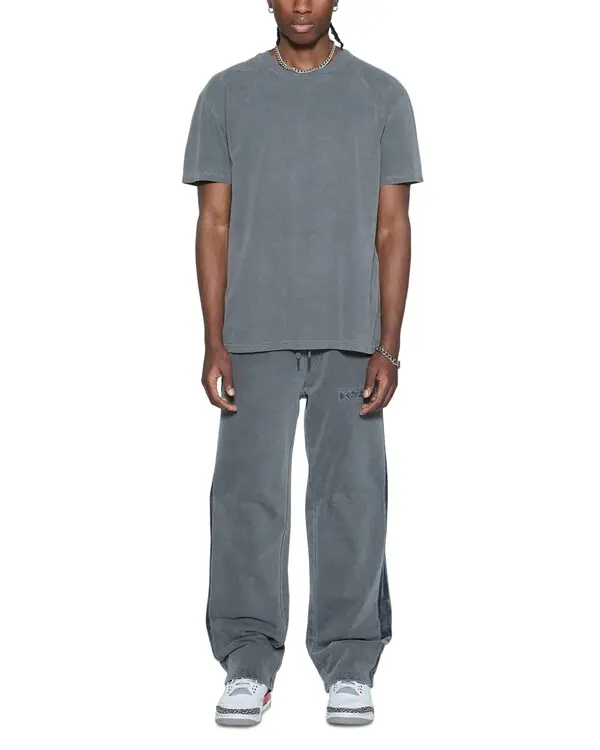 Ksubi Luxe Biggie Cotton Ringer Crewneck T-shirt