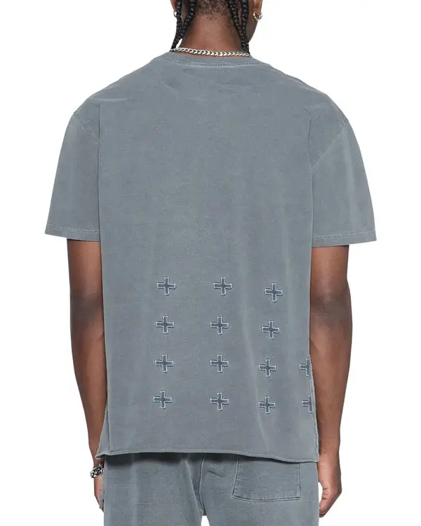 Ksubi Luxe Biggie Cotton Ringer Crewneck T-shirt