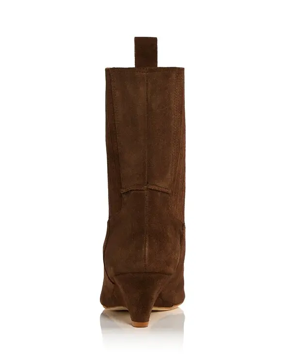 Cinq À Sept Parker Suede Chelsea Boots - Chocolate