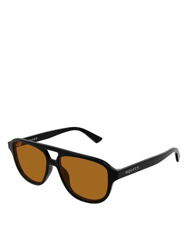 Alexander McQueen Pilot Sunglasses, 54mm