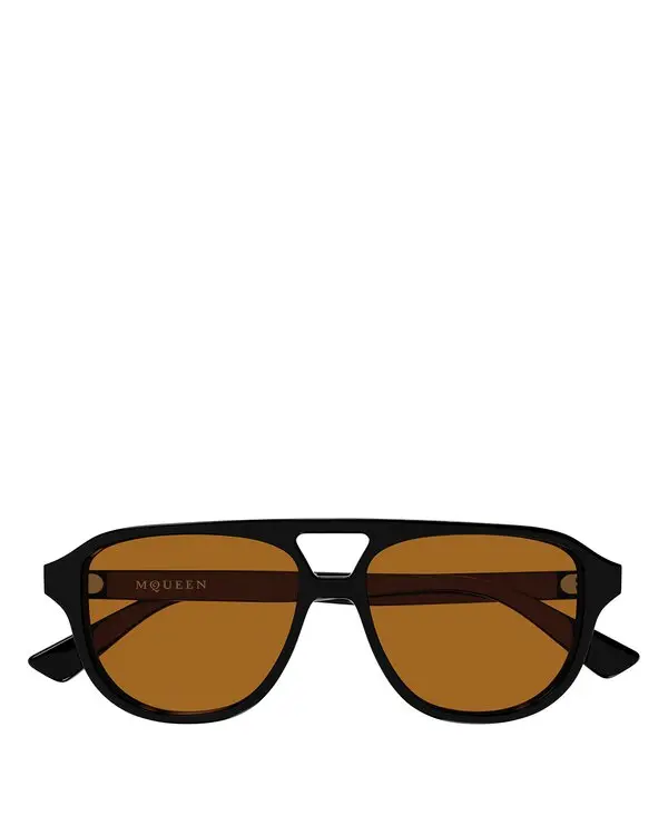 Alexander McQueen Pilot Sunglasses, 54mm