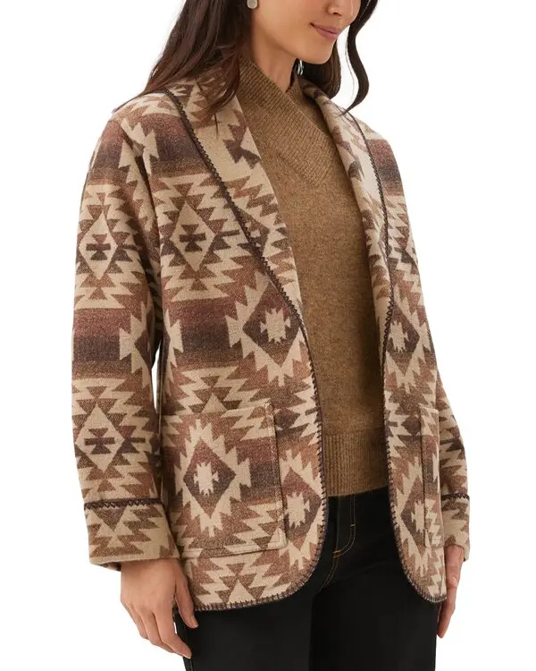 Karen Kane Relaxed Ranch Jacket - Deco