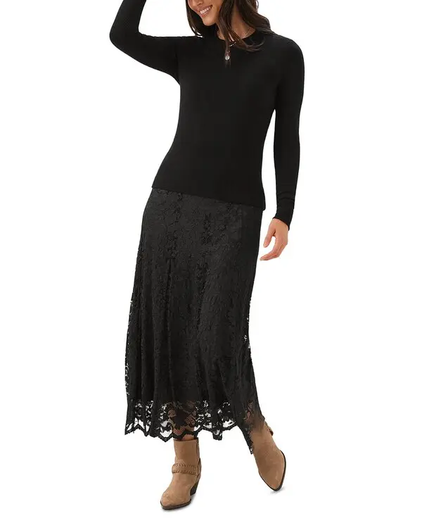 Karen Kane Lace Pull On Ankle Skirt