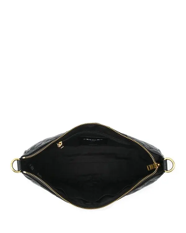 THINK ROYLN Enchanted Quilted Leather Shoulder Bag - Black