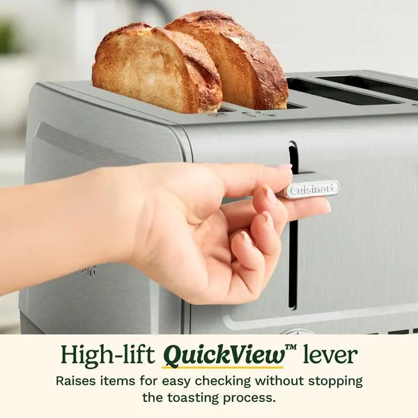 CUISINART 4 Slice Xl Slot Stainless Steel Toaster