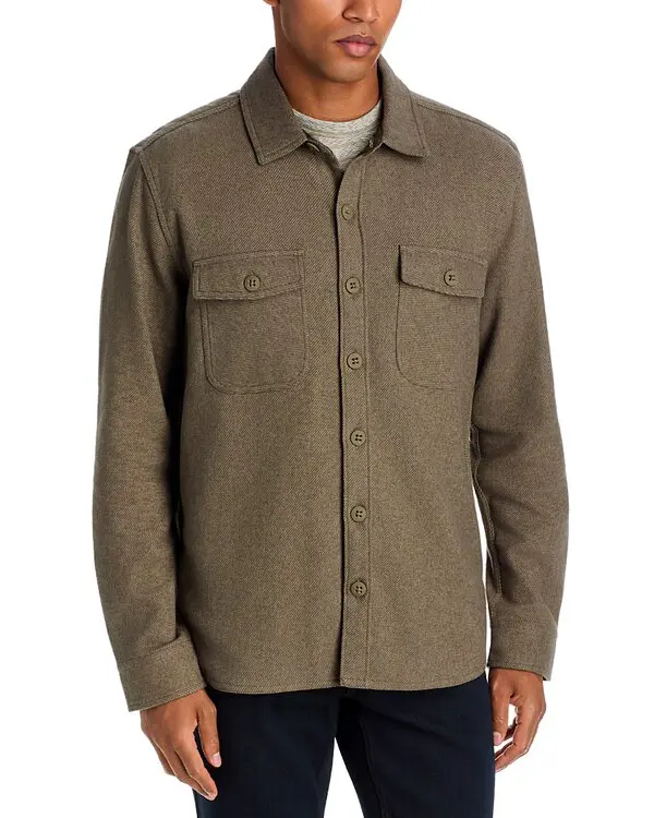 Paige Seymore Cotton Flap Pocket Overshirt
