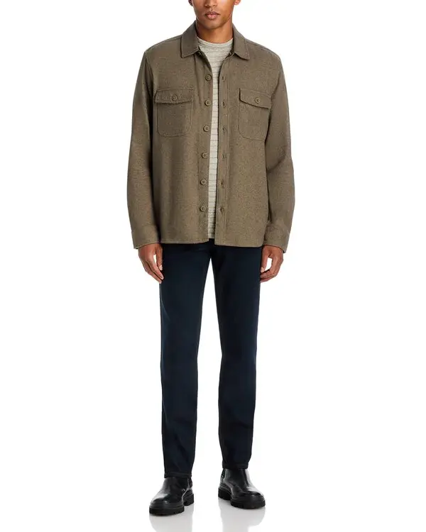 Paige Seymore Cotton Flap Pocket Overshirt