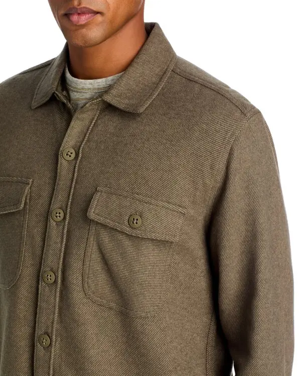 Paige Seymore Cotton Flap Pocket Overshirt
