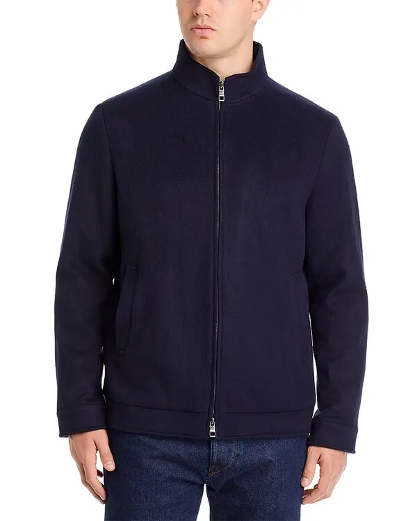 Peter Millar Crown Flex Merino Wool Bomber Jacket
