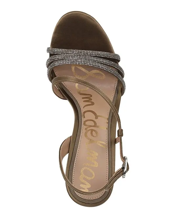 Sam Edelman Charli Glam Stiletto Sandals - Dark Silver