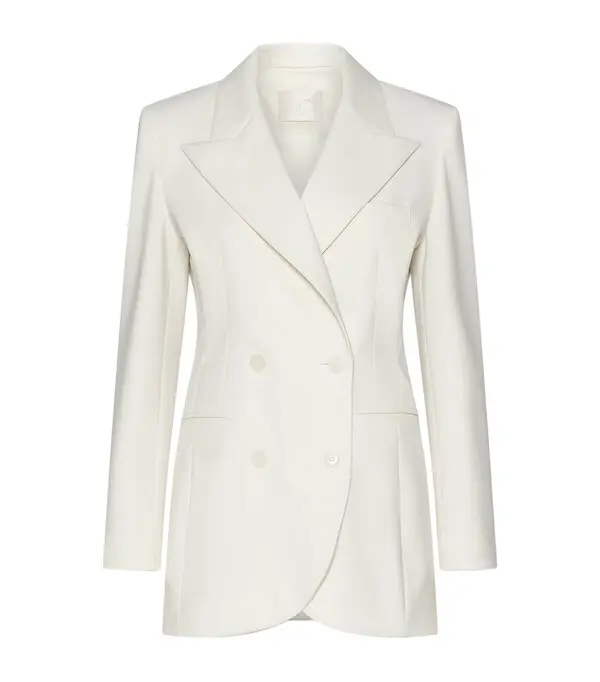 Marella Double-breasted Blazer - Ivory