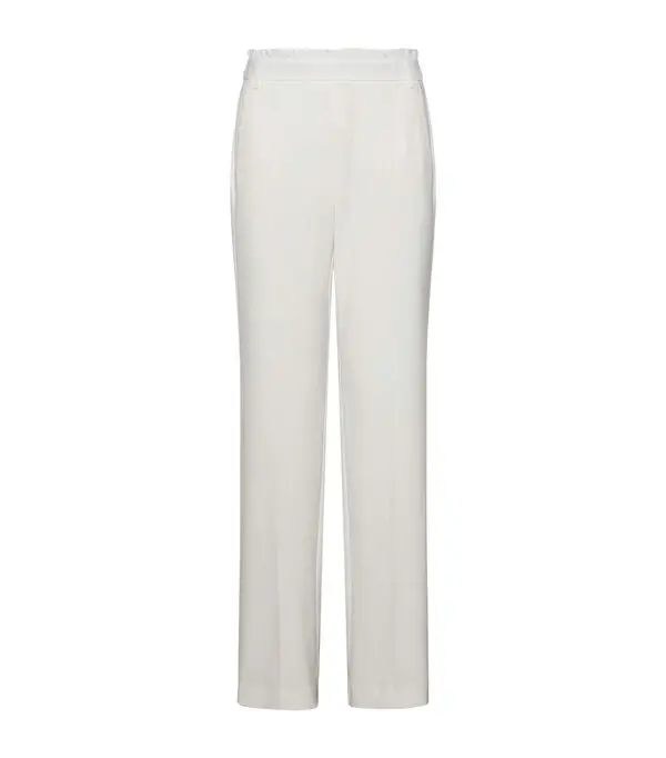 Marella Ruffled Straight Trousers