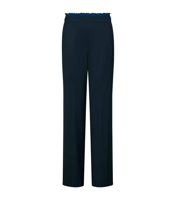 Marella Ruffle-trim Flared Trousers