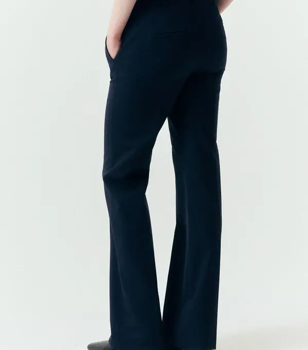 Marella Ruffle-trim Flared Trousers