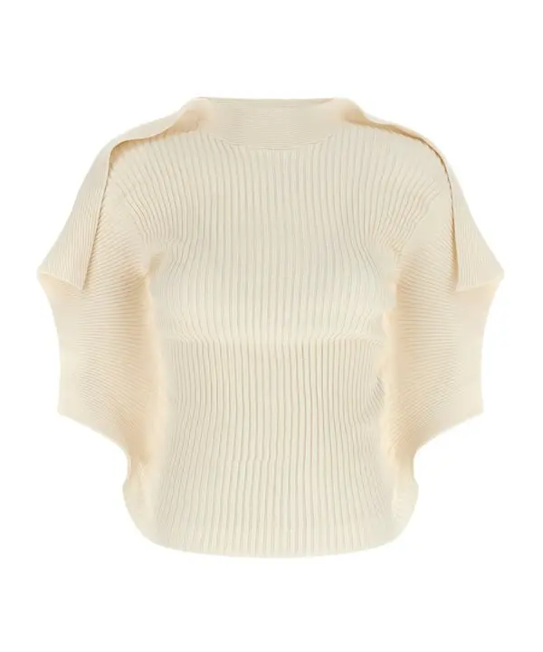 Issey Miyake Prance Ribbed Knitted Top