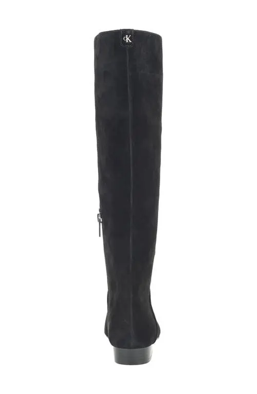 Calvin Klein Slona Knee High Boot - Black