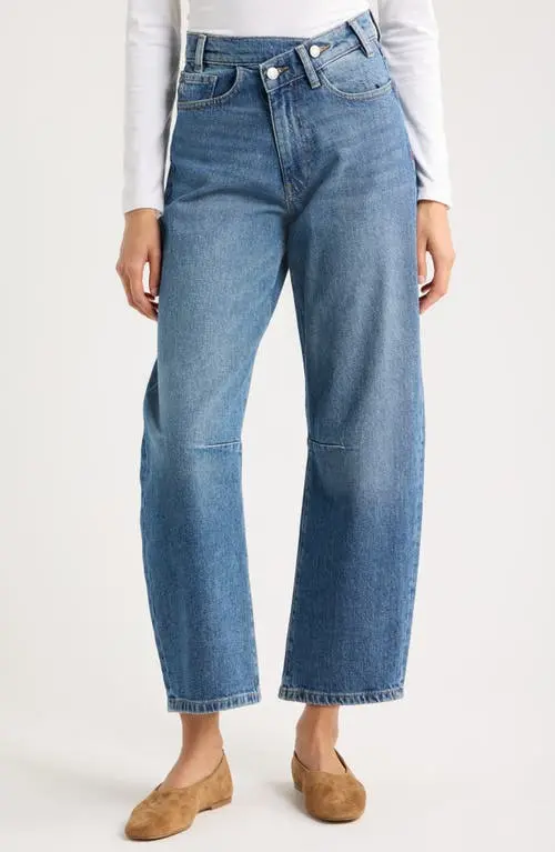 Warp + Weft Bna Soft Curve Barrel Jeans