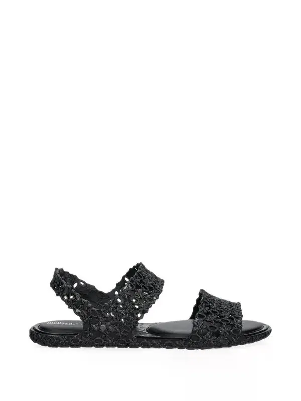 Melissa Crochet-effect Slingback Sandals