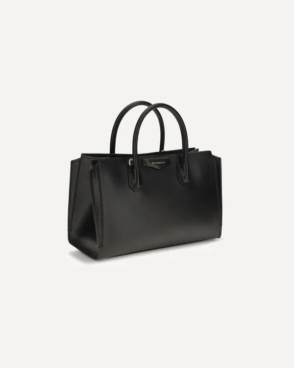 Givenchy Small Antigona Catchall Glossy Grained Leather Handbag