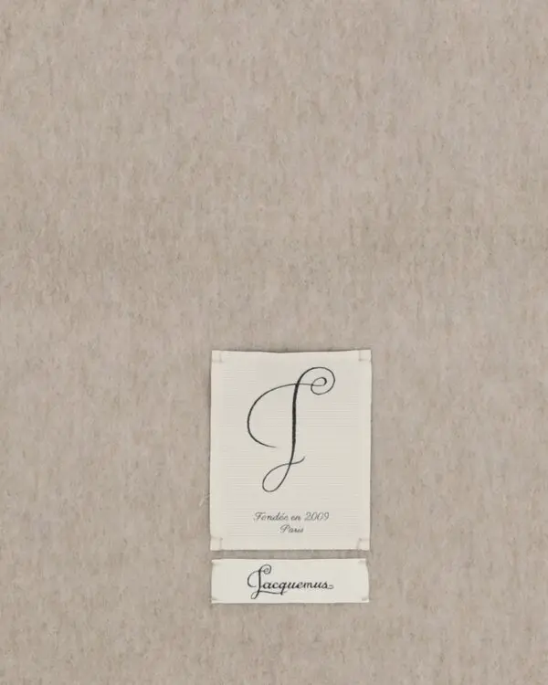 Jacquemus Cavallo Fringed Scarf - Beige
