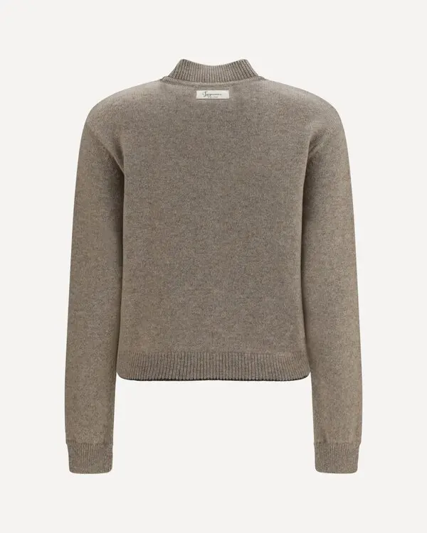 Jacquemus La Maille Cashmere Creweck Sweater - Beige