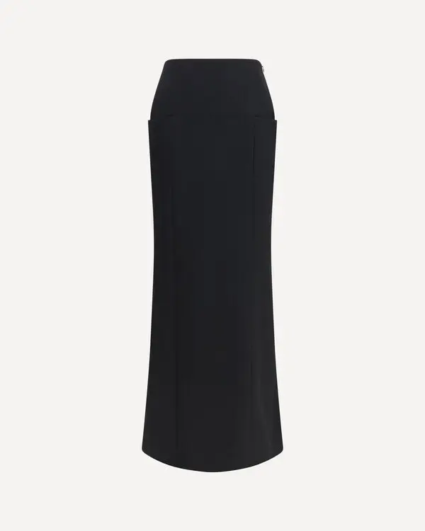 Alaïa Wool Column Skirt