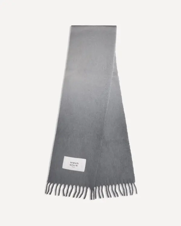 Maison Kitsuné Gradient-efect Alpaca Scarf