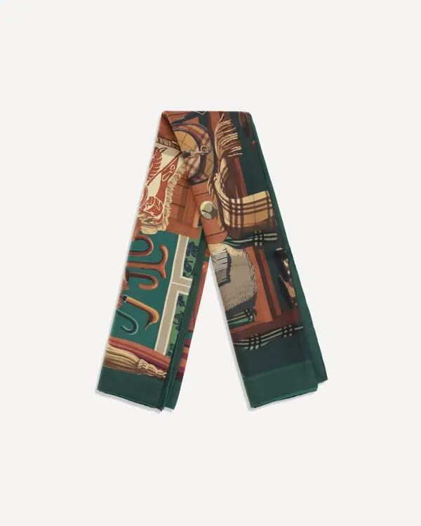 Burberry Knight & Day Silk Scarf