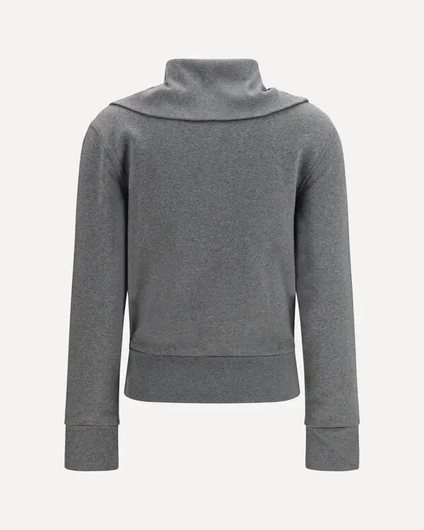 Balenciaga Fitted Zip-up Hoodie Feale