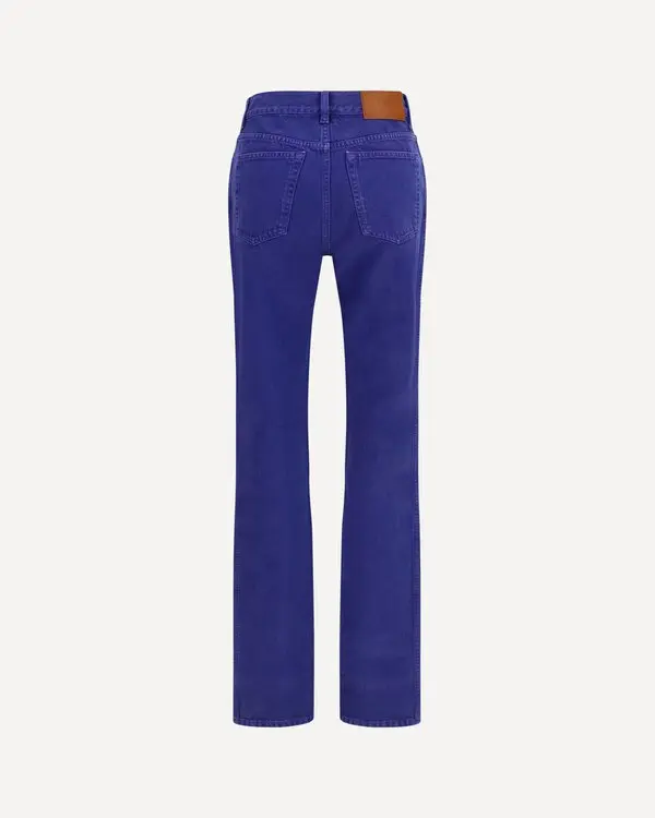 Chloé Cotton Denim Pants - Blue
